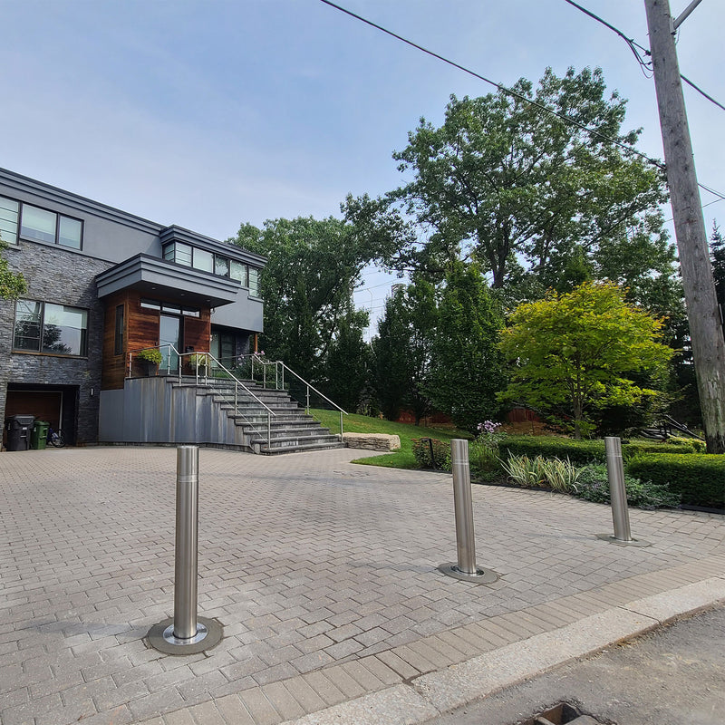 Driveway Bollards by ANNT Perimeter Protection | Stainless Steel Manual ...