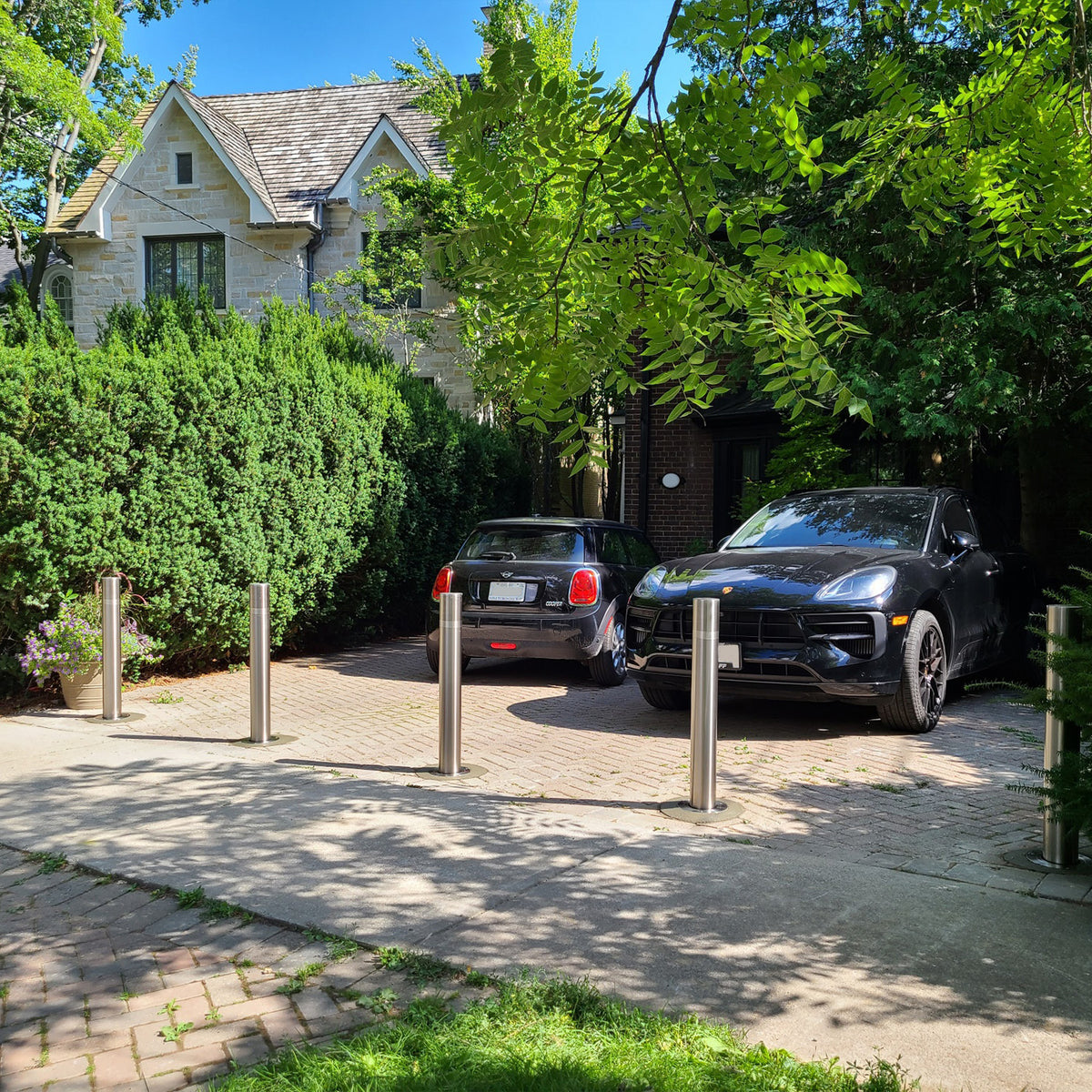 Driveway Bollards by ANNT Perimeter Protection | Stainless Steel Manual ...